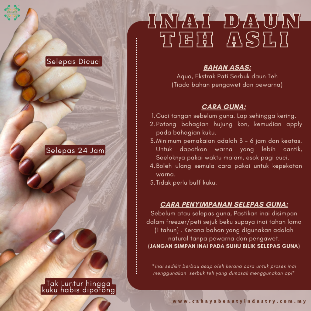 INAI DAUN TEH ASLI - Cahaya Beauty Industry